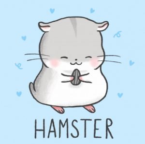 20 Cute and Easy Cartoon Hamster Drawing Ideas - Chibi and Kawaii