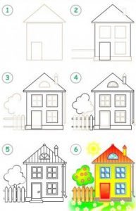 How to Draw a 3D House Step by Step with Pencil: A Beginner's Guide ...